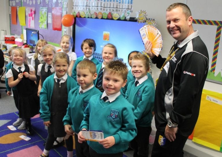 Year one pupils score with football course - Wainwright Primary Academy