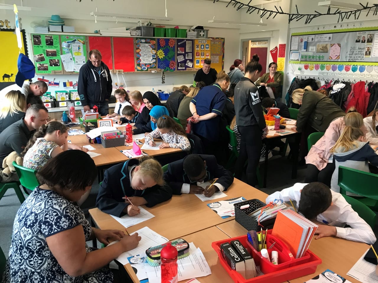 Year 5 pit their Fast Learning skills against their parents ...