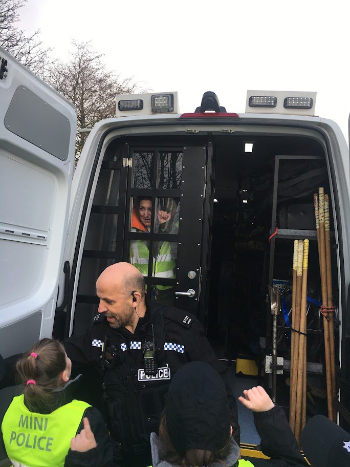 Too much coffee lands Mrs Hallam in the back of a police van ...