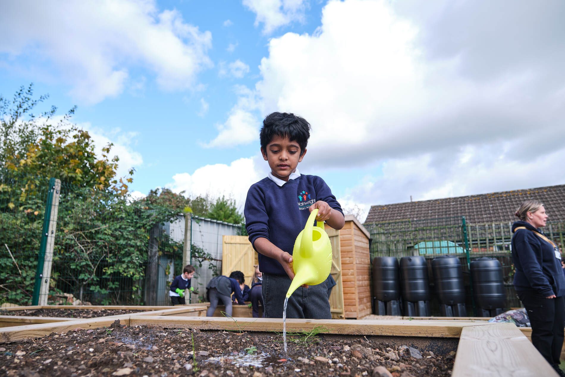Wainwright Primary Academy's stunning garden transformation with RHS ...